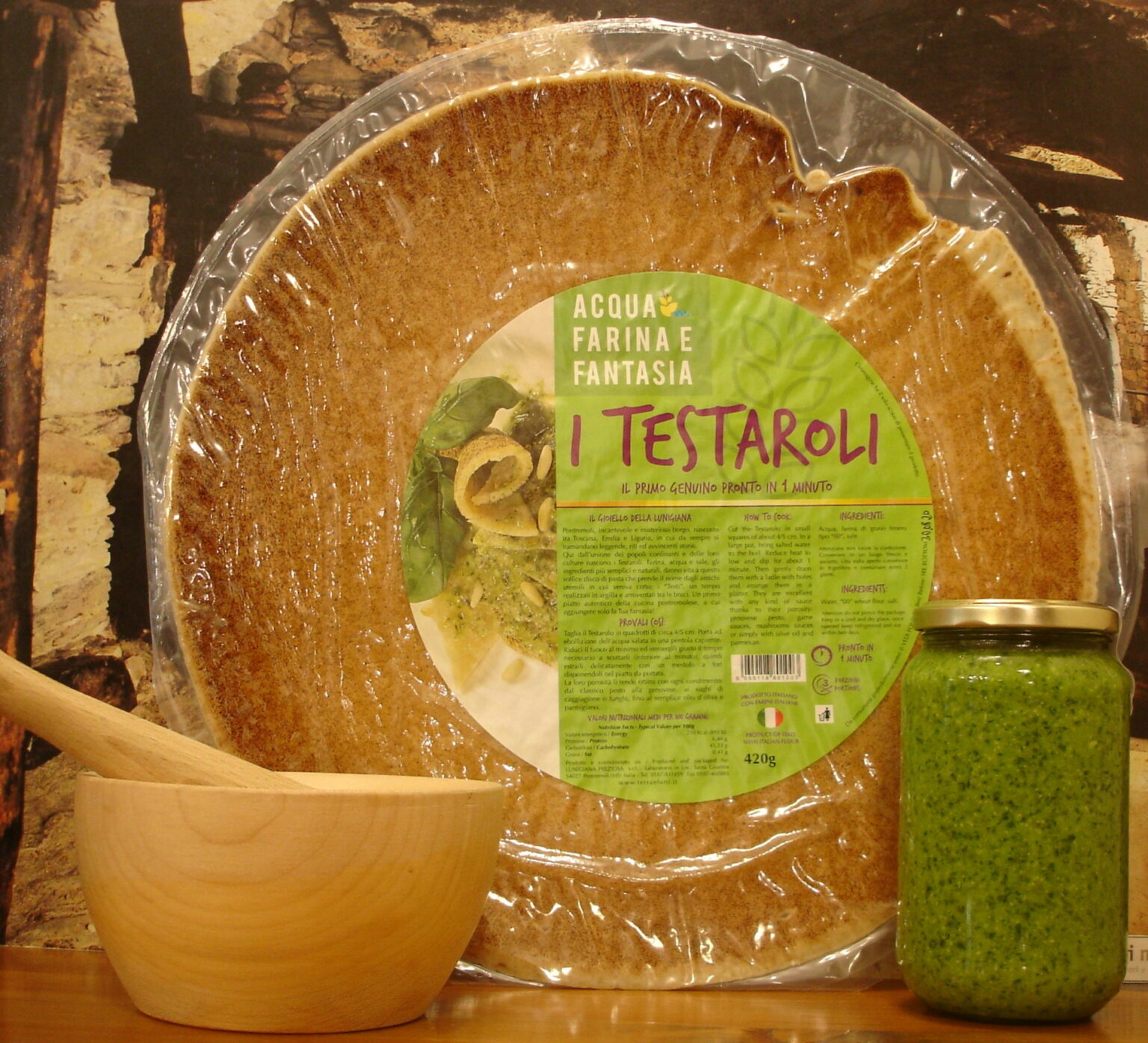 I TESTAROLI - GIOIELLO DELLA LUNIGIANA - 3 PORZIONI - GR. 420 - Terre ...